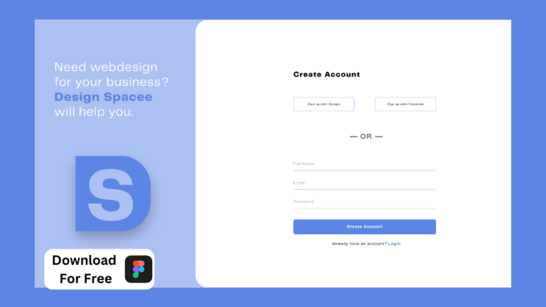 Free Signup and Login UI Design in 2024 - Flutter Stuff